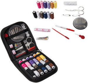 RAGRO 100 Pcs Sewing Kit, 12 Thread Spools, Tailoring Accessories ...