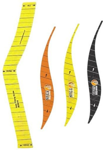 NTGS Curved Tailoring Scale Set – Flexible French Curve Rulers Set of 4 ...