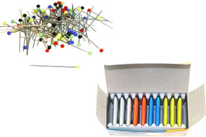 Crafts Haveli Combo 2 Items Ball Pin & Tailoring Chalk Sewing Kit Price ...