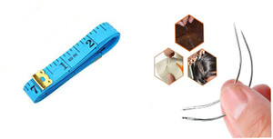 Crafts Haveli Tailoring Combo 2 Items Measuring Tape-1 & Curved Needle ...