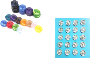 Crafts Haveli Tailoring Combo 2 Items Button Multi 20pc & Tich Button ...