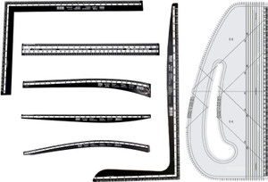 Artonezt Fashion Designing Scale Set of 6 + Tailoring Pattern Curve DIY ...