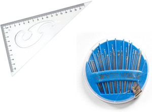 Crafts Haveli Tailoring Combo 2 Items L Curve Scale & Needle Compact ...