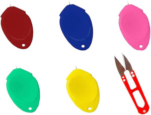 Gemsy 5 Threader and 1 Thread Cutter Combo Sewing Kit Price in India ...