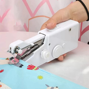 qualitech Mini Sewing Machine Hand Cordless Non Electric Small ...