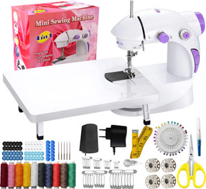 CATIVE Mini Sewing Machine with Table Set | Tailoring Machine Electric ...