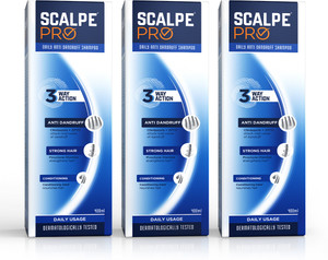 Scalpe Pro Anti dandruff Shampoo 400ml x Pack of 3 - Price in India ...