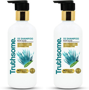 Truthsome 5S Shampoo with Blue Algae & Pea Protein Extract - Pack of 2 ...