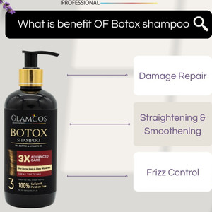 GLAMCOS professional BOTOX SHAMPOO 3x ADVANCED CARE (300ML) - Price in ...