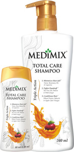 MEDIMIX Total Care Shampoo - Buy 340ml - Price in India, Buy MEDIMIX ...