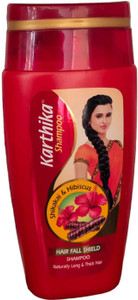 KARTHIKA Shampoo Hair Fall Shield With Goodness Of Shikakai & Hibiscus ...