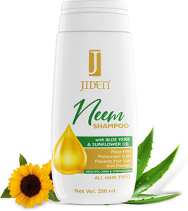 JIDEN Neem Shampoo with Aloe Vera/Sunflower OilHealthy/Strong Hair ...