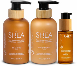 Beauty Garage Shea Retention Treatment Set of Shampoo + Conditioner ...