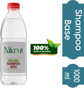 Nikrut Organic Pure & Natural Shampoo base (Transparent) (1000 ML)(1kg ...