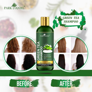 PARK DANIEL Premium Green Tea Shampoo -For Damage Hair Control (100 ml ...