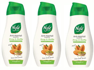 Nyle Anti-Hair Fall & Anti-Dandruff Onion Shampoo Pack Of 3 270 ml ...