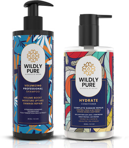 Wildly Pure Volumizing Shampoo & Conditioner for Thin Hair | 30% ...