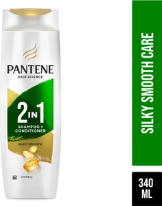 PANTENE Hair Science 2in1 Silky Smooth Shampoo+Conditioner (340 ml ...
