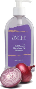 Ancel Red Onion Black Seed Oil Shampoo with Black Seed Oil & Almond Oil ...