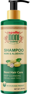 Apollo Noni Aloe Vera Shampoo For Anti Dandruff & Hair Fall Control ...