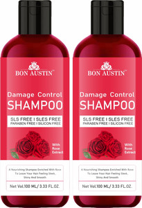 Bon Austin Damage Control Shampoo with Rose Extract for Frizzy Hair ...
