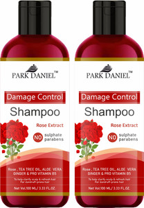 PARK DANIEL Damage Control Shampoo with Rose Extract for Hair Growth ...