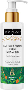 Kapiva Tulsi Anti Hairfall Shampoo | Fights Hard Water Damage ...