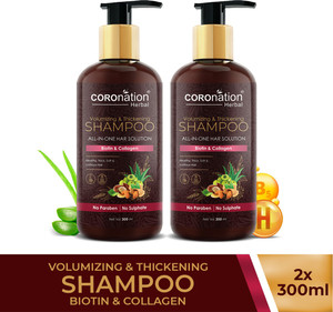 COROnation Herbal Volumizing & Thickening Shampoo with Biotin ...