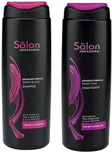 Modicare SALON PROFESSIONAL SMOOTH & SHINE SHAMPOO + CONDITIONER ...