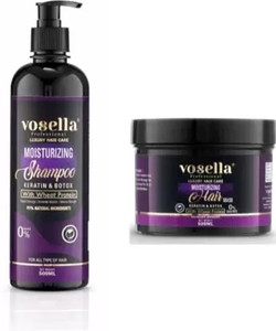 vosella Professional Keratin & Botox Moisturizing With Wheat Protein ...