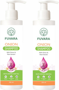 FUVARA for Hair Growth & Hair Fall Control with Onion & Plant Keratin ...