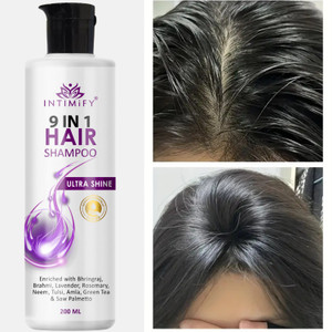 INTIMIFY 9 in 1 Hair Shampoo Reduce Hair Loss, Promote Hair Growth, For ...
