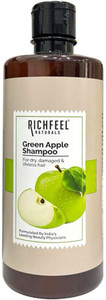 RICHFEEL Green Apple Shampoo For Dry & Damaged Hair |500 ml - Price in ...