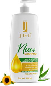 JIDEN Neem Shampoo with Aloe Vera/Sunflower OilHealthy/Strong Hair ...