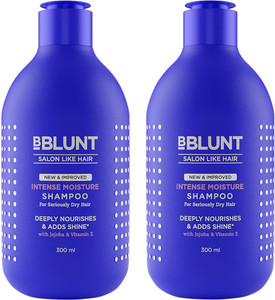 BBlunt Intense Moisture Shampoo with Jojoba and Vitamin E for Dry ...