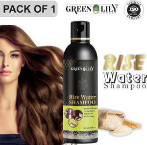 GREEN LILY LONDON Rice Water Hair Shampoo - for split ends- for scalp ...