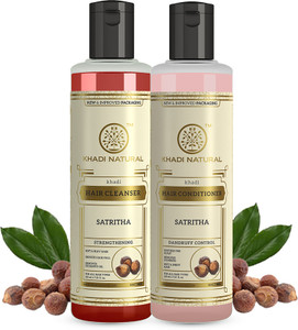 KHADI NATURAL Satritha Hair Cleanser/Shampoo and Hair Conditioner ...