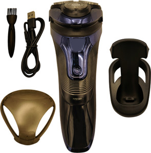 SEEGATE Rechargeable Cordless Pop-Up Trimmer Electric Razor Rotary ...