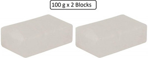 NOZOMI Natural Alum Whole Phitkari Piece (100 g x 2 Blocks, Patika ...
