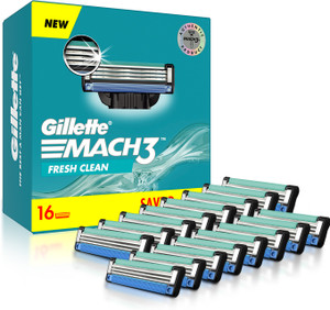 Gillette Mach3 Shaving Blades for Men with Micro Fin Skin Guard - Price ...