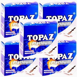 TOPAZ Platinum Blades 250 BLADES (EACH PACKET CONTAIN 50 BLADES)W ...