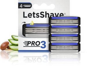 LetsShave Pro 3 Shaving Blades pack of 4 Blades - Price in India, Buy ...