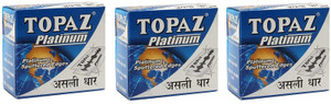 TOPAZ 150 pcs Razor's Blades Platinum Sputtered Edges (15 tucks of 10 ...