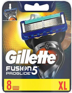 Gillette FUSION5 PROGLIDE(Made in GERMANY), 8 XL PACK - Price in India ...