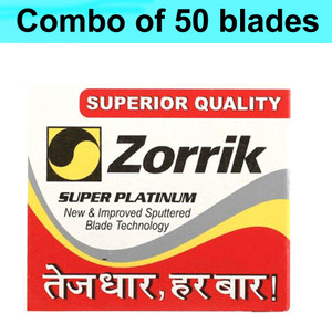 Zorrik Super Platinum Blades 50 pcs - Price in India, Buy Zorrik Super ...