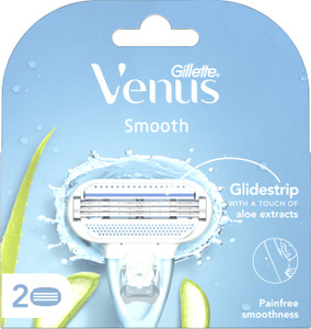 Gillette Venus Smooth Women Hair Removal Razor Blades - (Aloe Vera ...
