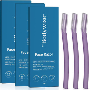 Be Bodywise Reusable Face Razor For Women for Facial Hair | For Eyebrow ...