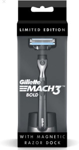 Gillette MACH3 Bold + Magnetic Razor Dock, Men - Price in India, Buy ...