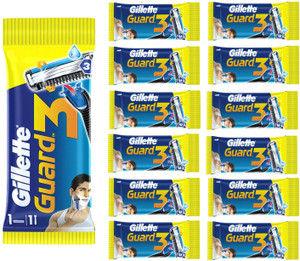 Gillette GUARD 3 RAZOR 12 BLADE - Price in India, Buy Gillette GUARD 3 ...