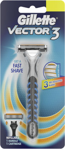 Gillette Vector 3 Razor for men, Men - Price in India, Buy Gillette ...